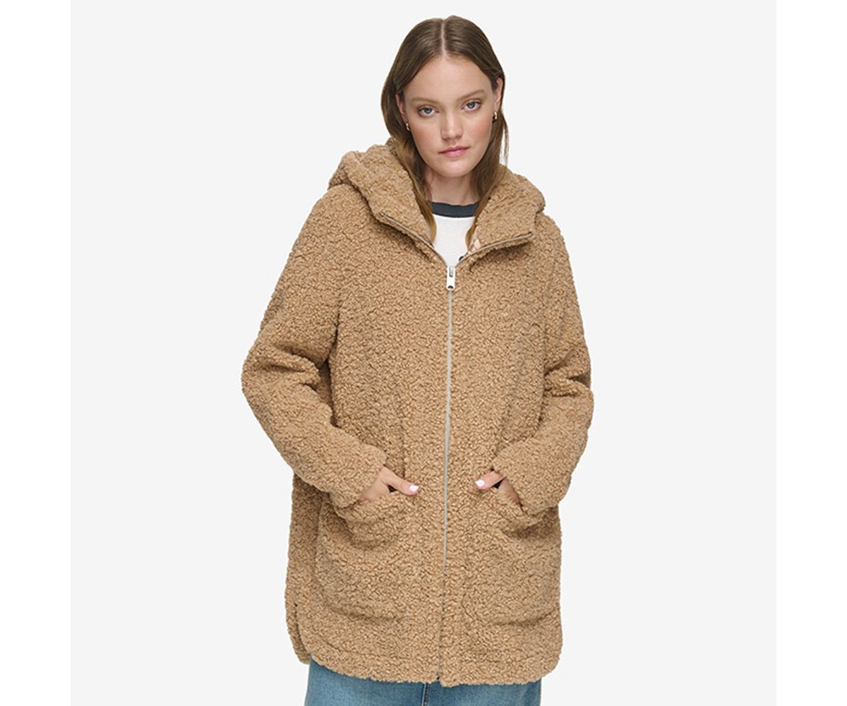 Click here for Womens Seneca Soft Sherpa Womens Teddy Coat - Came... prices