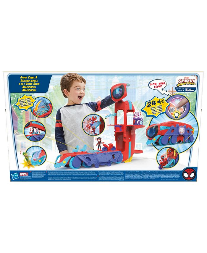 Spidey and His Amazing Friends Spider Crawl-R Play Set with Tower Mode ...