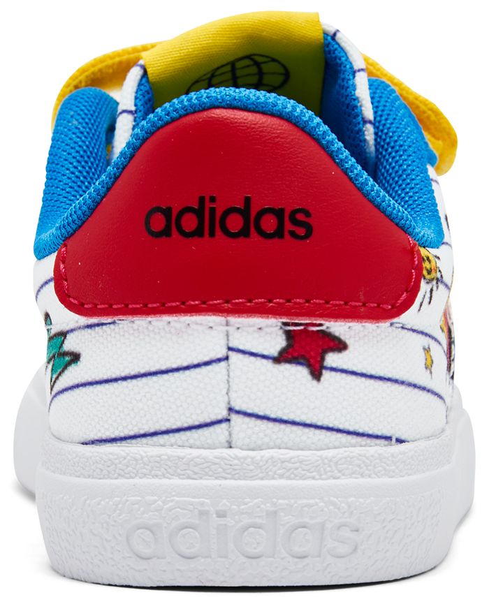 adidas Toddler Kids x Disney Mickey Mouse Vulc Raid3r Stay-Put Casual ...