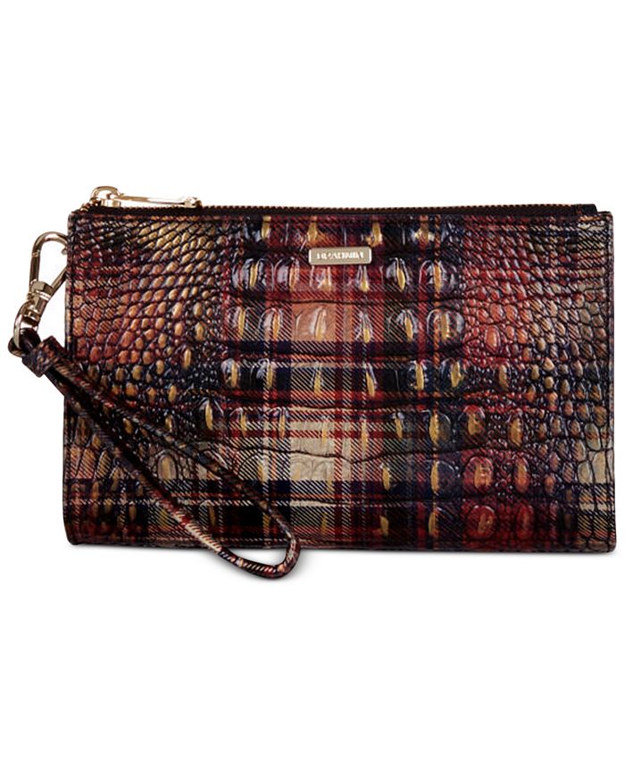Brahmin Daisy Melbourne Embossed Leather Clutch & Reviews - Handbags ...