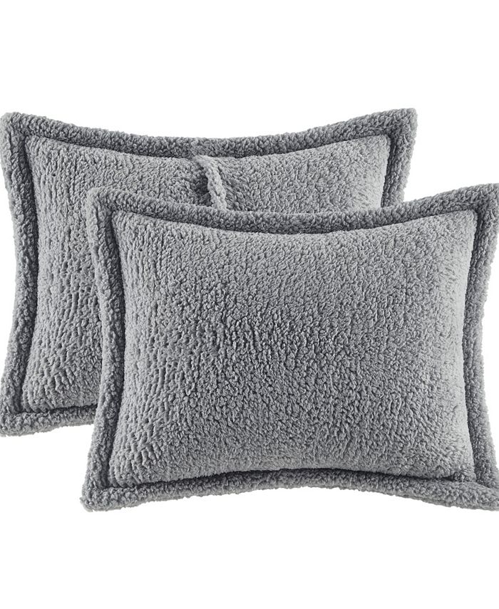 Intelligent Design Arlow Color Block Sherpa 3-Pc. Comforter Set, Full ...