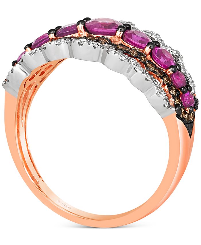 Le Vian Passion Ruby (1 ct. t.w.) & Diamond (5/8 ct. t.w.) Statement ...