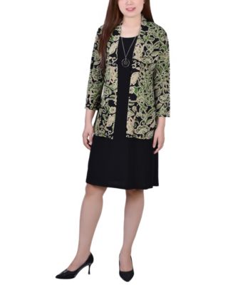 NY Collection Petite Dress Set, 2 Piece - Macy's
