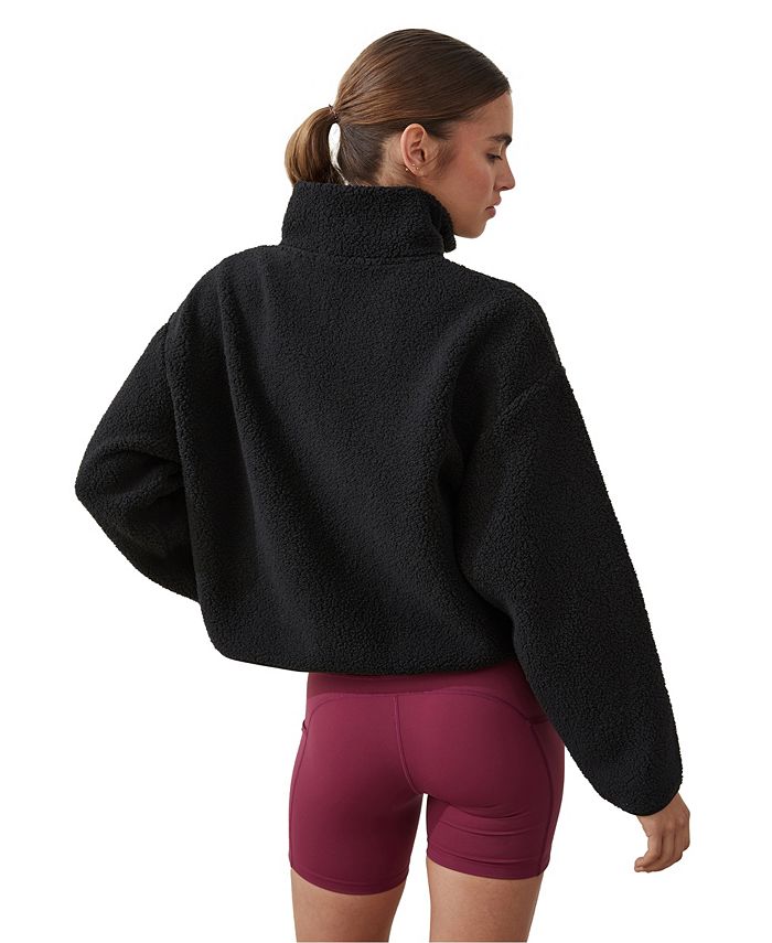 COTTON ON Women's Explorer Sherpa Sweater & Reviews - Activewear ...
