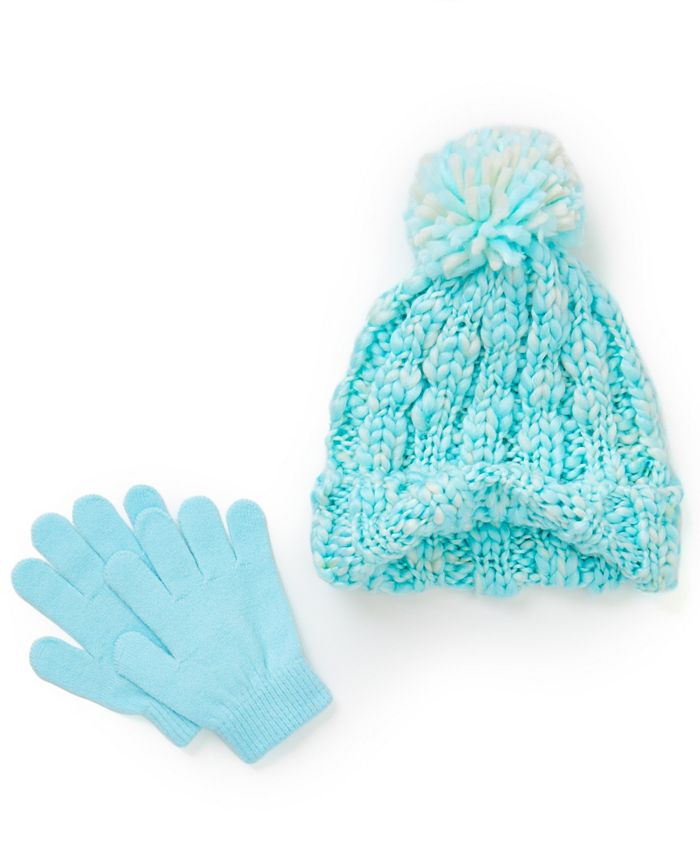 InMocean Chunky Knit Hat and Glove Set, 2 Piece - Macy's
