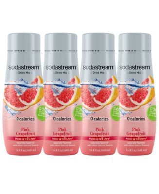 SodaStream Pink Grapefruit Mix Set of 4, 14.88 oz - Macy's