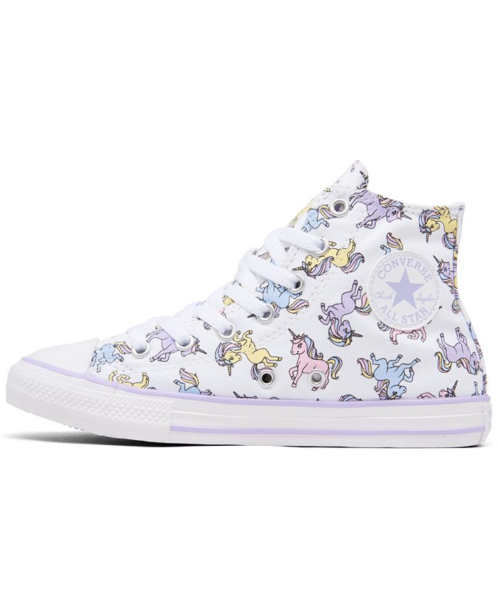 Converse Little Girls Chuck Taylor All Star Unicorns High Top Casual ...