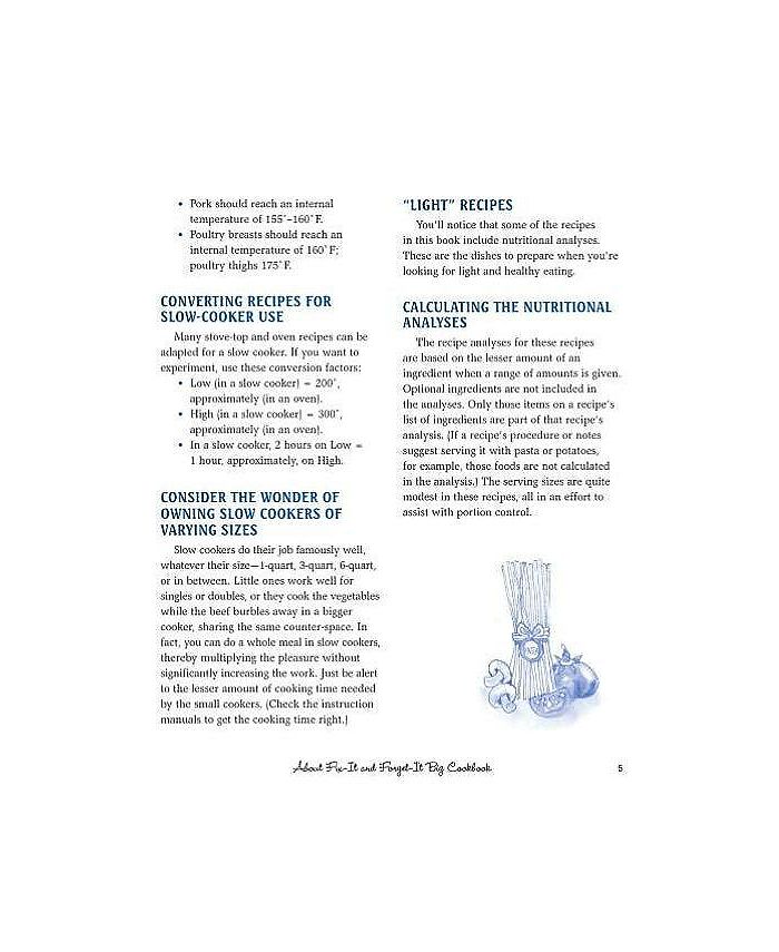 Barnes & Noble Fix-It and Forget-It Big Cookbook: 1400 Best Slow Cooker ...