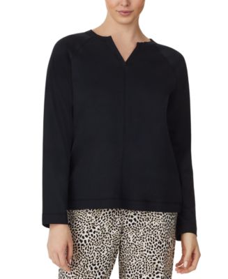 Sanctuary Women's Split-Neck Long-Sleeve Sleep Top & Reviews - All ...
