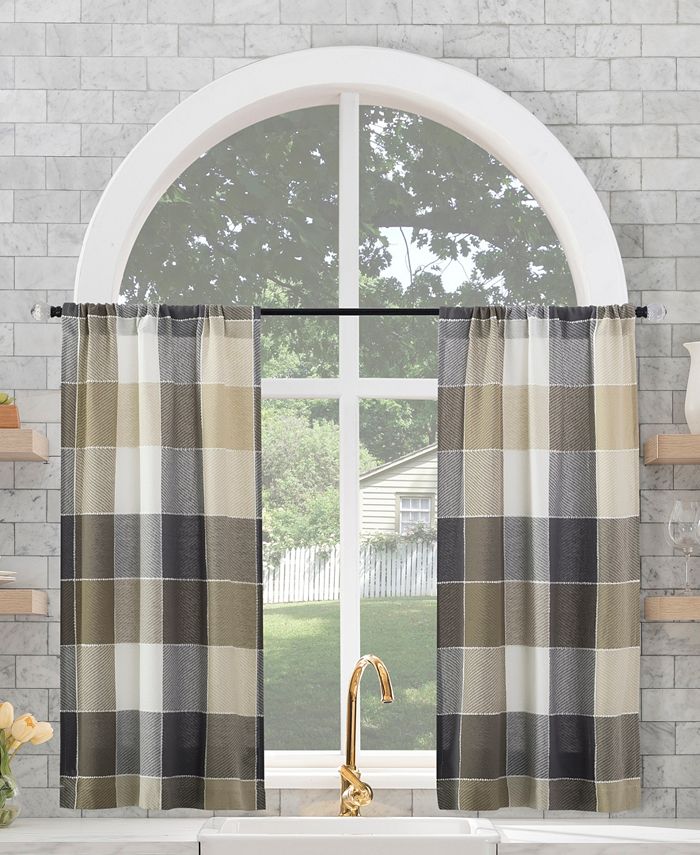 Archaeo Colorblock Plaid Curtain Collection - Macy's