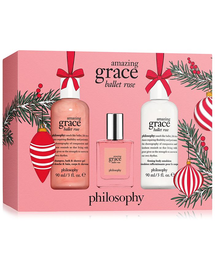 Philosophy 3 Pc Amazing Grace Ballet Rose Eau De Toilette T Set