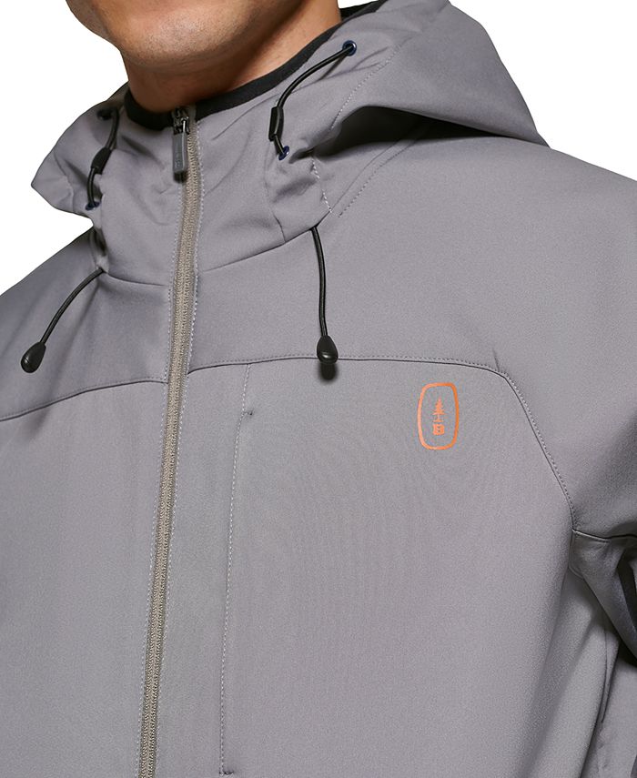 BASS OUTDOOR Men's Firebird Hooded Softshell Rain Jacket & Reviews ...