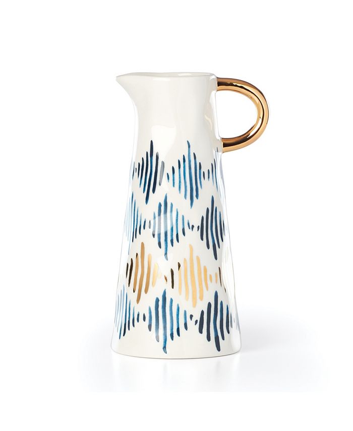 Lenox Blue Bay Medium Pitcher - Macy's