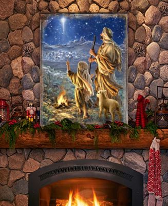 Designocracy Shepherds Keeping Watch Holiday Wall Art - Macy's