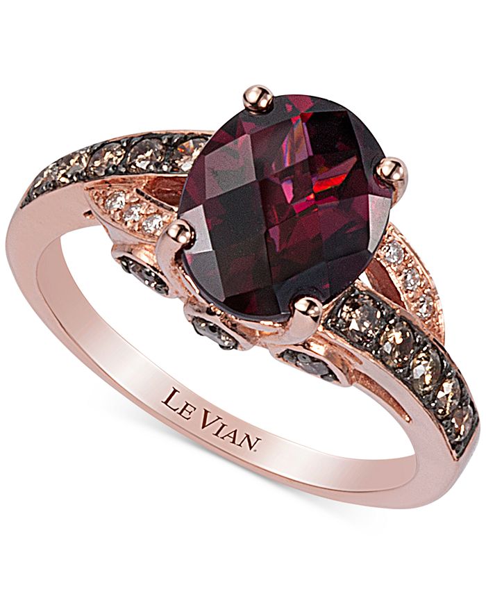 Le Vian Raspberry Rhodolite (2-3/8 ct. t.w.) & Diamond (3/8 ct. t.w ...