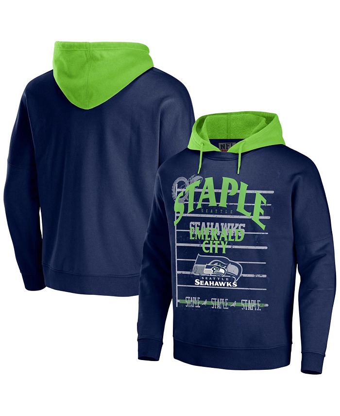 NFL Properties Men's NFL X Staple Navy Seattle Seahawks Oversized ...