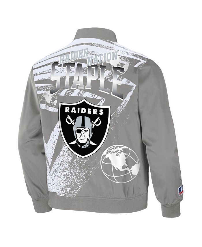 NFL Properties Men's NFL X Staple Gray Las Vegas Raiders Embroidered ...