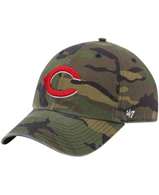 Men's '47 Camo Cincinnati Reds Clean Up Adjustable Hat - Macy's