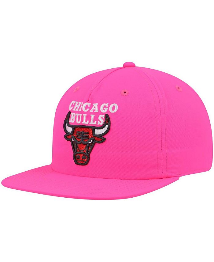 Mitchell & Ness Men's Pink Chicago Bulls Neon Snapback Hat - Macy's