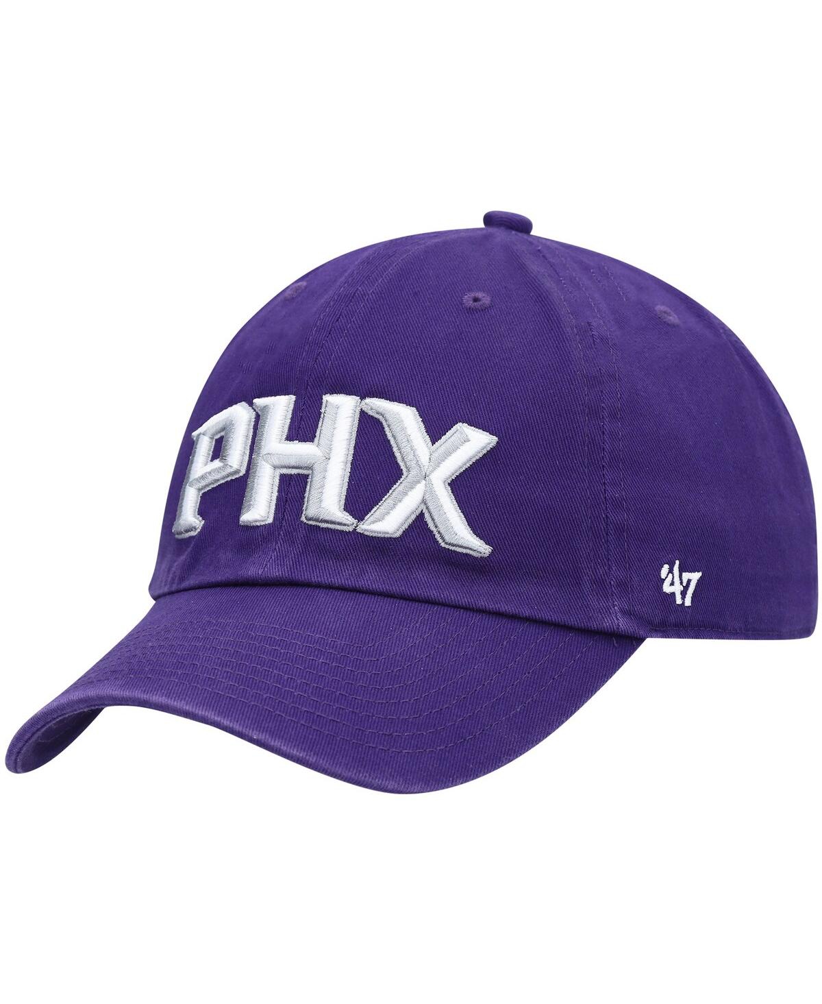 Click here for Mens 47 Brand Purple Phoenix Suns Clean Up Wordmar... prices
