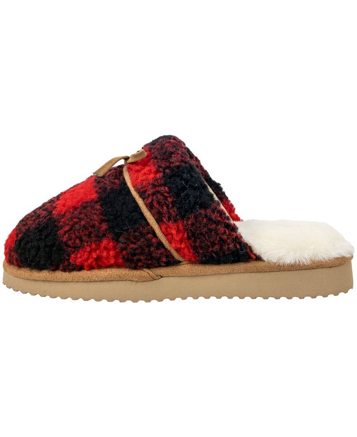 IZOD Women's Dana Sherpa Scuff Slippers - Macy's