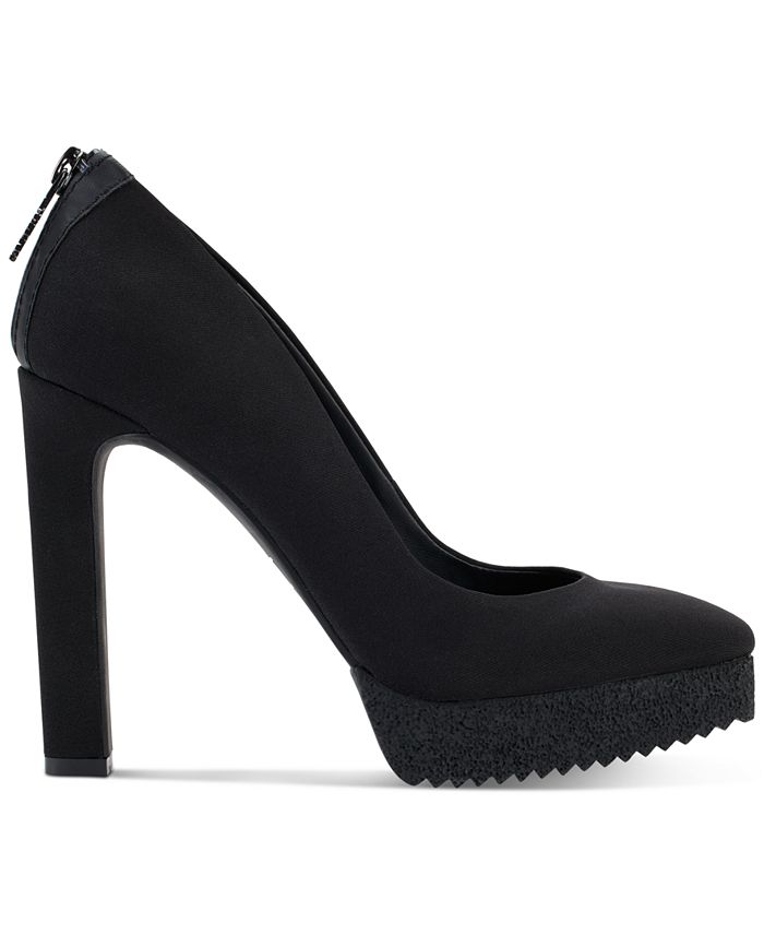 DKNY Women's Zayne Slip-On Square-Toe Platform Pumps - Macy's