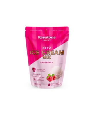 Keystone Pantry Keto Ice Cream Mix Raspberry With Probiotic Cultures ...