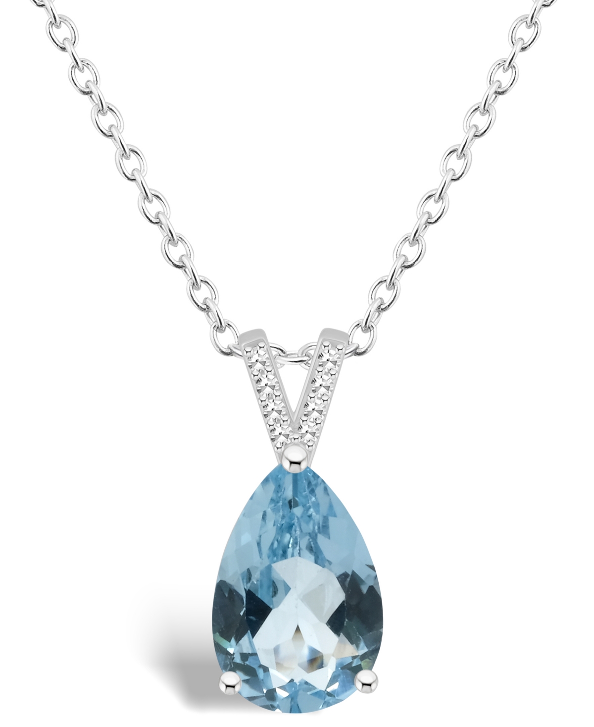Click here for Macys Womens Sky Blue Topaz (3-2/3 ct.t.w.) and Di... prices