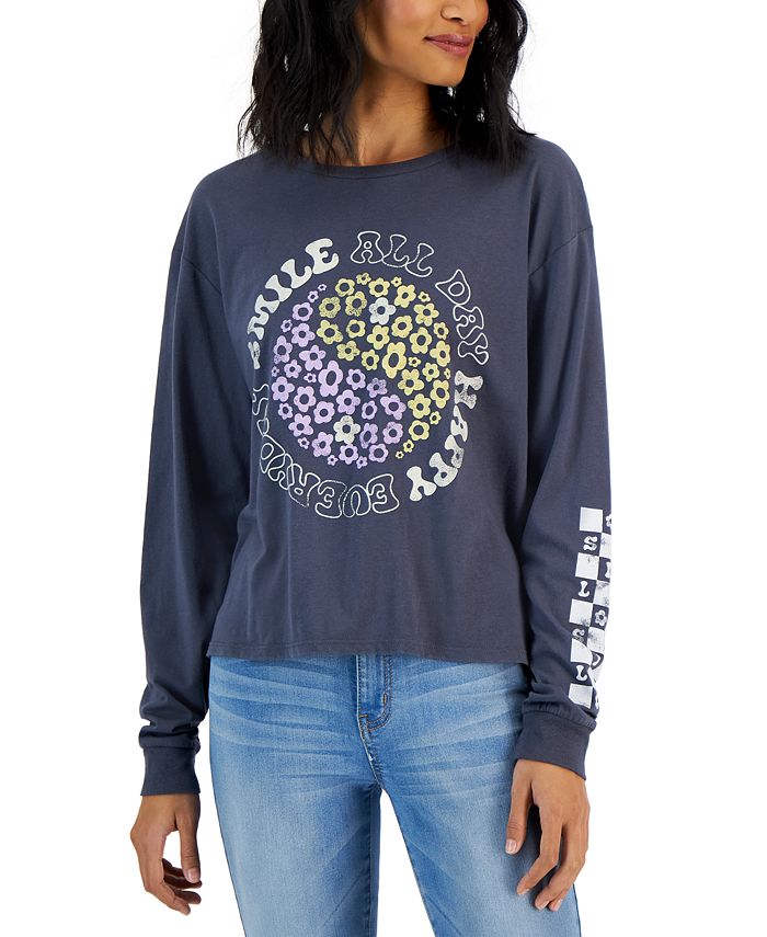 Grayson Threads Black Juniors' Smile All Day Pullover - Macy's