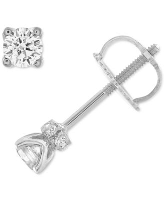 Alethea™ Certified Diamond Stud Earrings (1/3 ct. t.w.) in 14k White ...