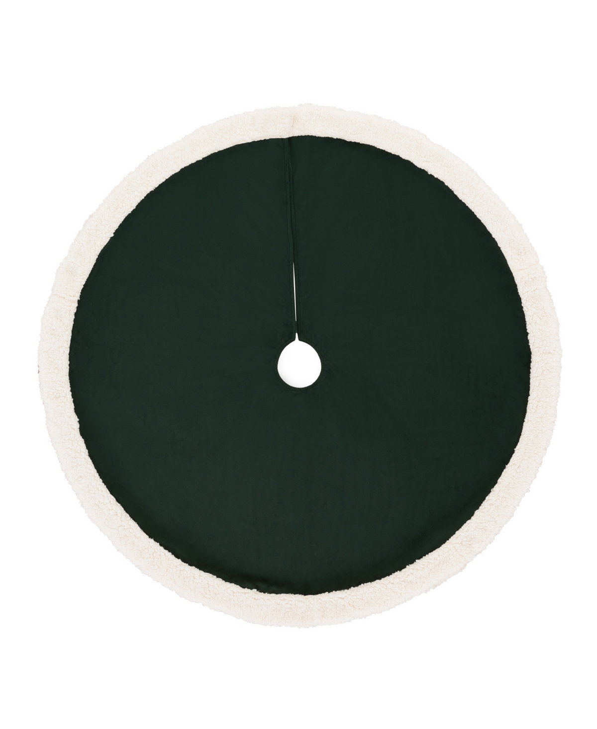 Click here for Casey Sherpa Christmas Tree Skirt - Evergreen prices