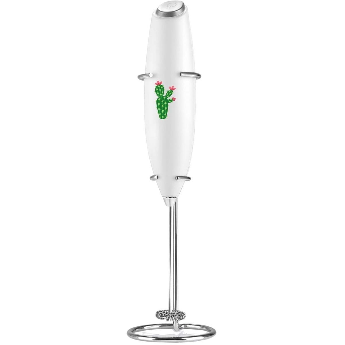 Click here for Classic Milk Frother With Stand - Symbol Cactus prices