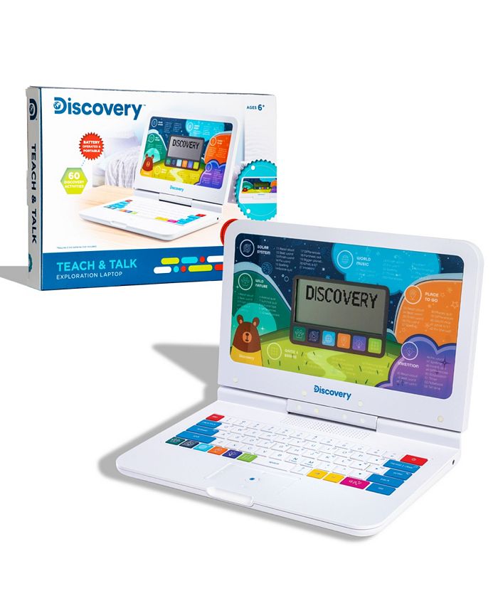 Discovery Kids Teach & Talk Laptop, Educational Interactive Computer ...