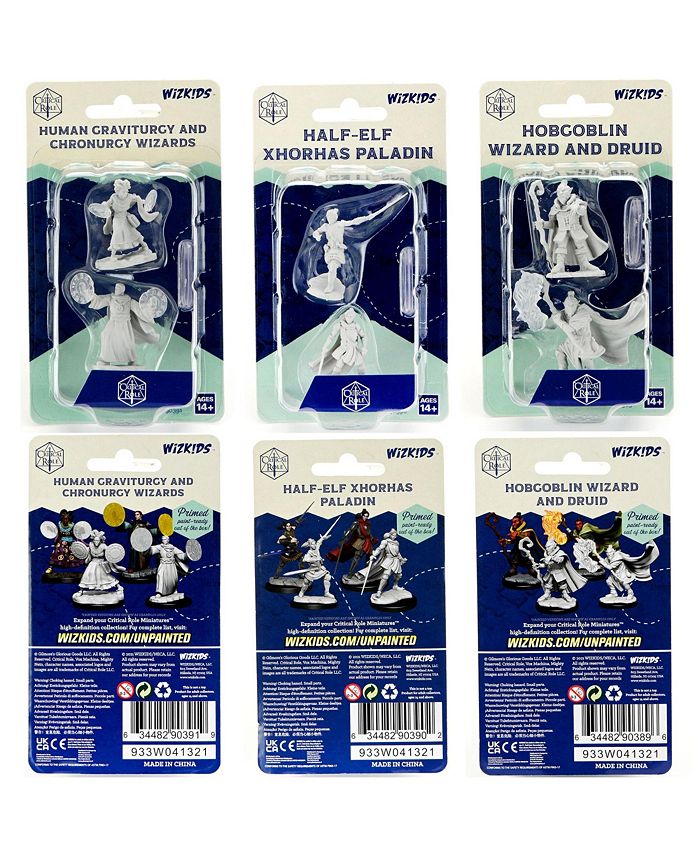 WizKids Games Critical Role Unpainted Miniatures Wave 1 QuickPick 21 ...