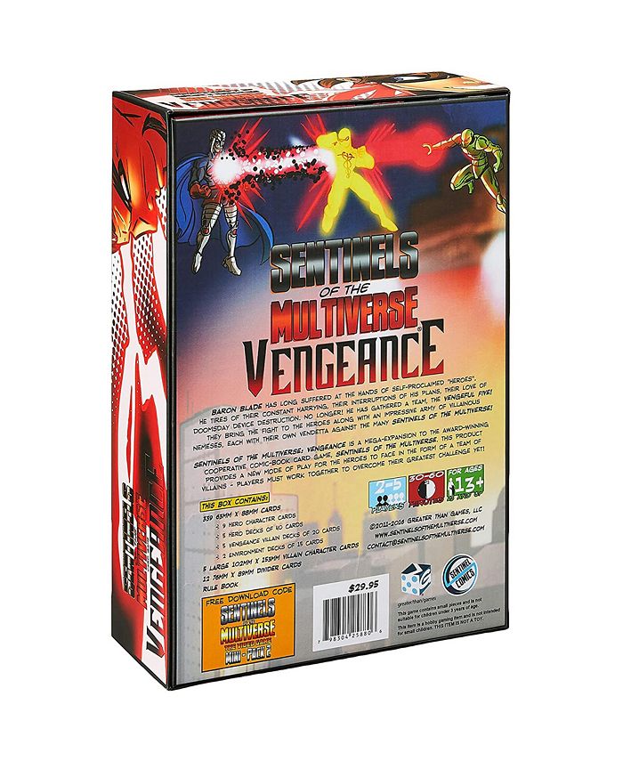 Greater Than Games Sentinels of the Multiverse Vengeance Expansion ...