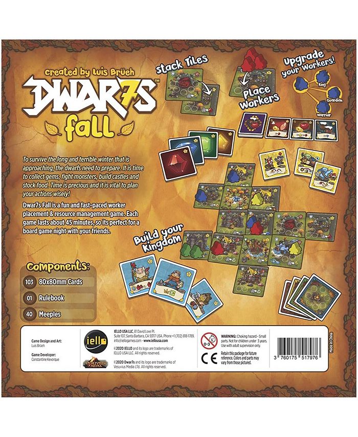 IELLO Dwar7s Fall Family Board Game - Macy's