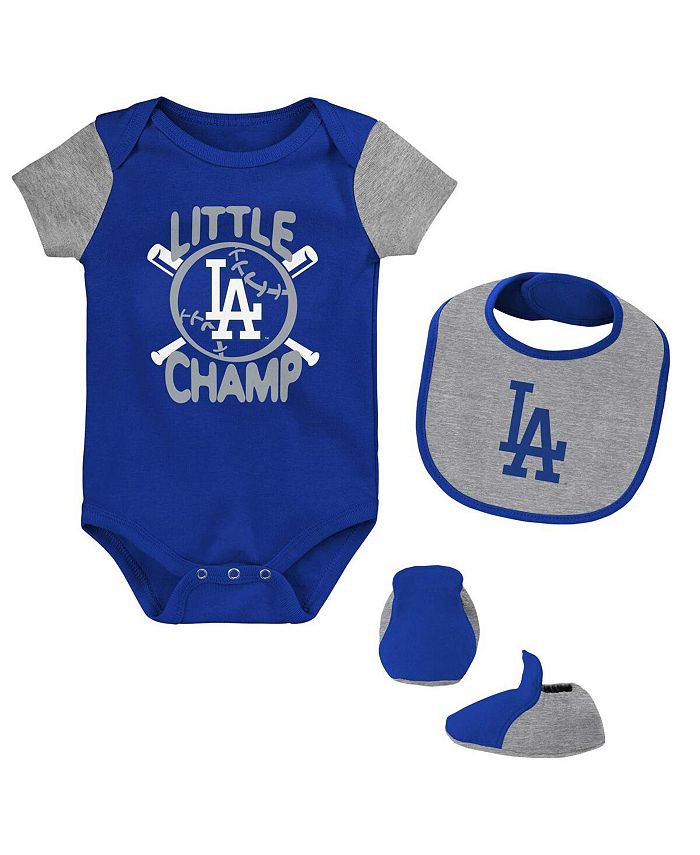 Outerstuff Newborn and Infant Boys and Girls Royal, Heather Gray Los ...