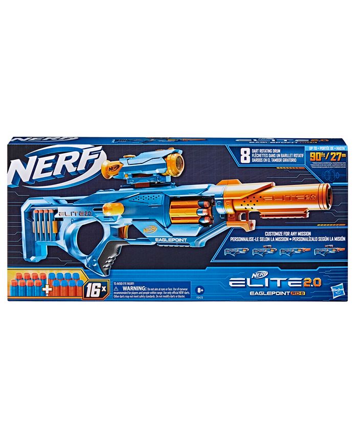Nerf Elite 2.0 Eaglepoint RD-8 blaster, with Detachable Scope - Macy's