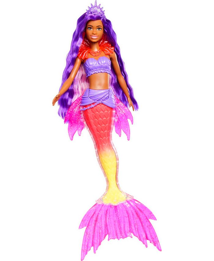 Barbie Mermaid "Brooklyn" Doll with Pet and Accessories - Macy's