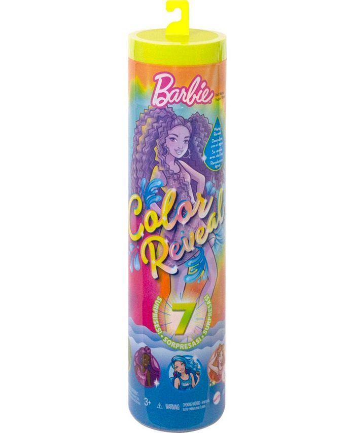 Barbie Color Reveal Neon Tie Dye Series Doll - Macy's