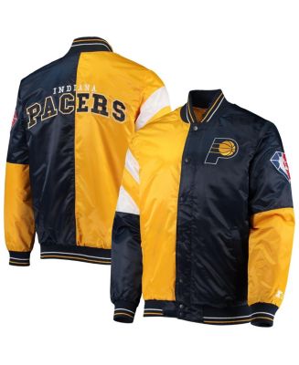 Men's Starter Gold and Navy Indiana Pacers 75th Anniversary Leader ...