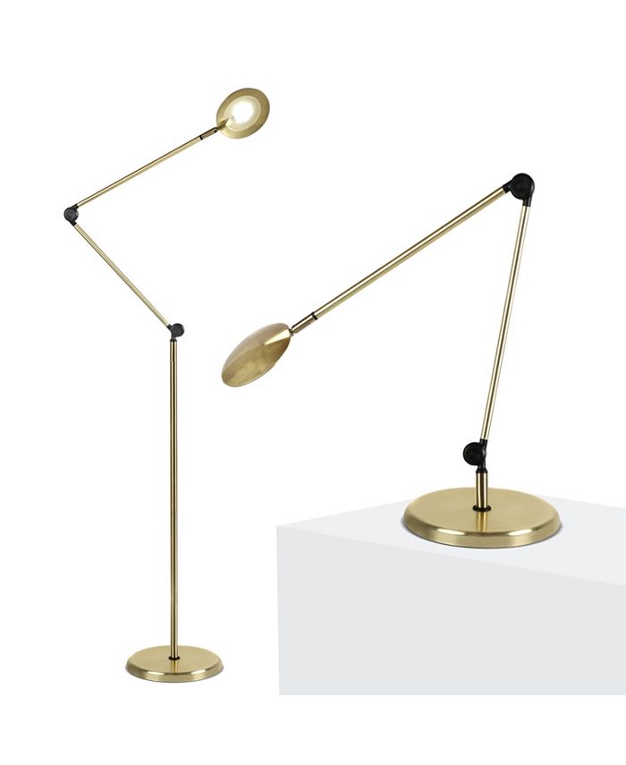 Brightech Sage LED 2-in-1 Modern Floor and Desk Lamp Combo with 3 Color ...