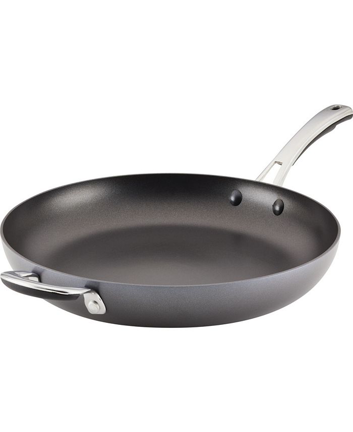 Rachael Ray Cook Create Hard Anodized Nonstick Frying Pan With Helper