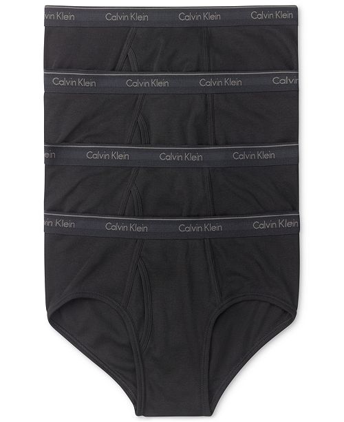 Calvin Klein Mens Classic Briefs 4 Pack U4000 And Reviews Underwear And Socks Men Macys