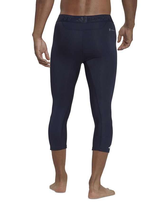 adidas Men's Techfit Performance Training 3/4 Tights - Macy's