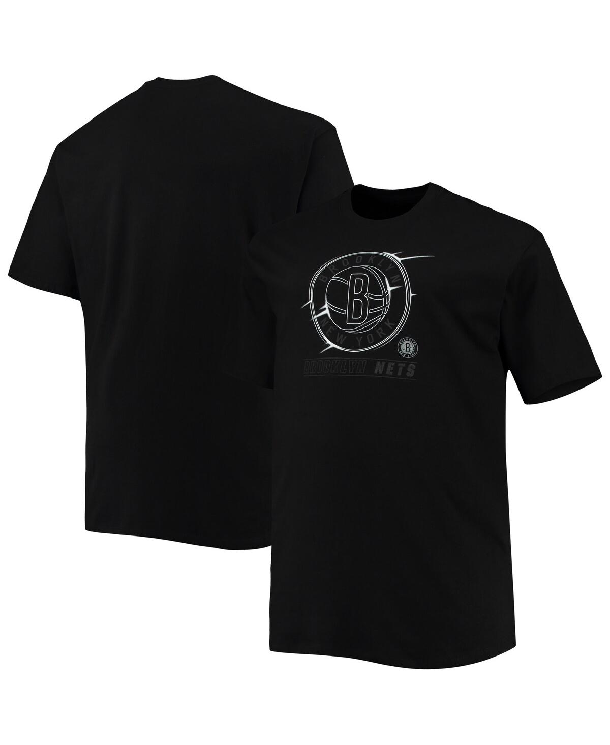 Click here for Mens Black Brooklyn Nets Big and Tall Pop T-shirt... prices