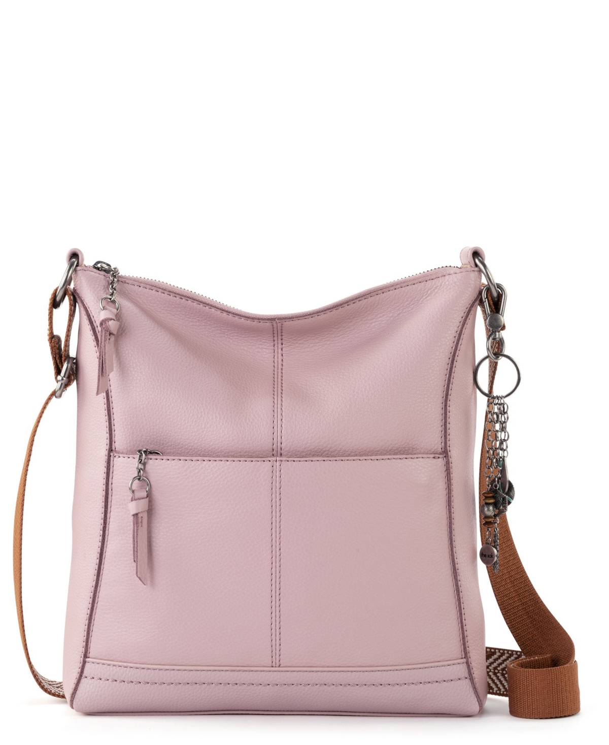 Click here for The Sak Womens Lucia Leather Crossbody Bag - Rosew... prices
