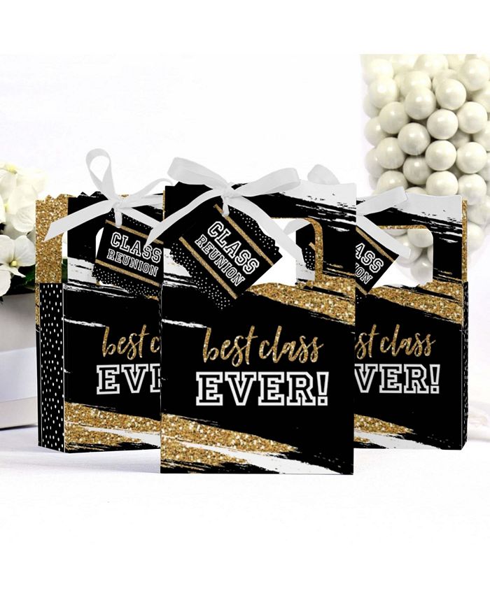 Big Dot of Happiness Reunited - School Class Reunion Party Favor Boxes ...