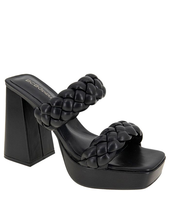 BCBGeneration Women's Gemma Braided Platform Sandal - Macy's