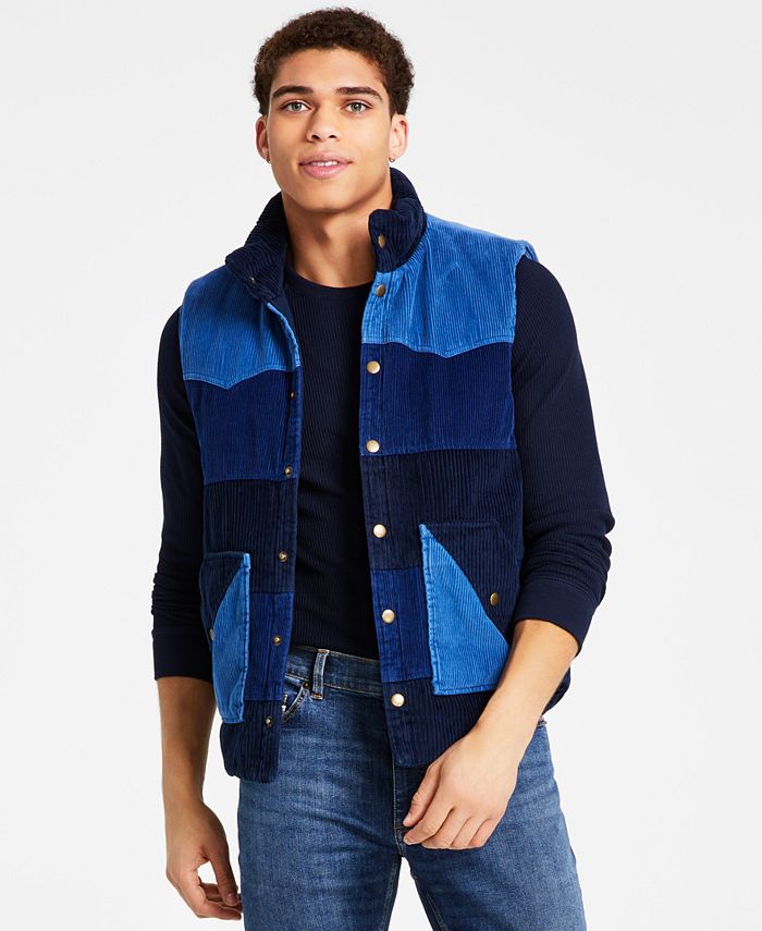 Sun + Stone Men's Daniel Corduroy Vest, Created for Macy's & Reviews ...